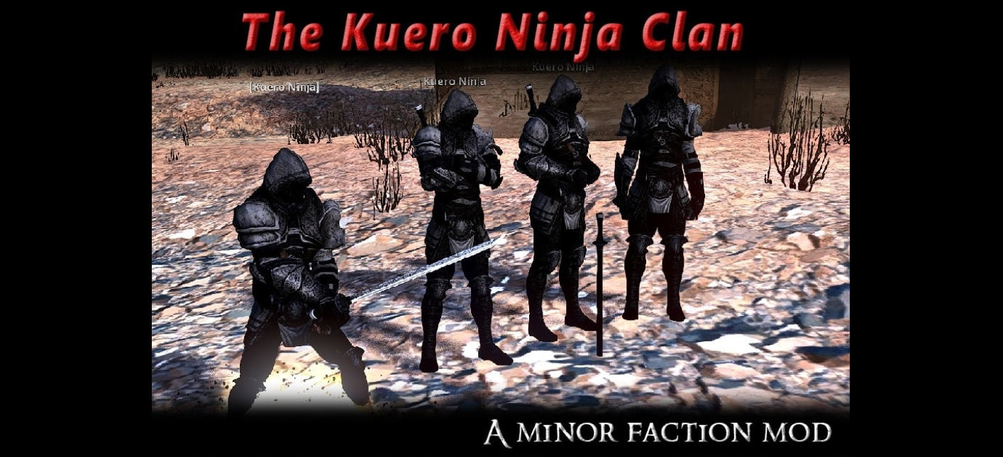 おすすめMOD紹介【kenshi】InfinityBladeIIIのKueroの武具と派閥を追加するMOD「Kuero Ninja Clan ...