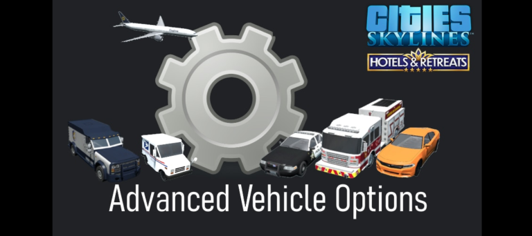 おすすめMOD紹介【Cities: Skylines】車両のカスタマイズができるMOD「Advanced Vehicle Options ...